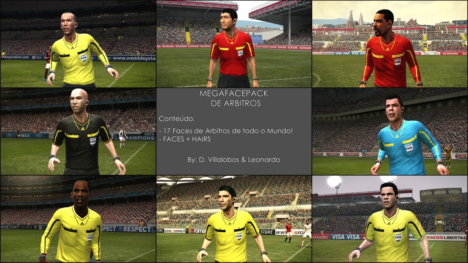 PES 2011: Referee Facepack for Pes2011