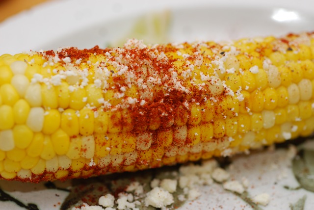Whole-Grain Texan [in Yankee Land]: Oven-Roasted Corn, Elote Asado