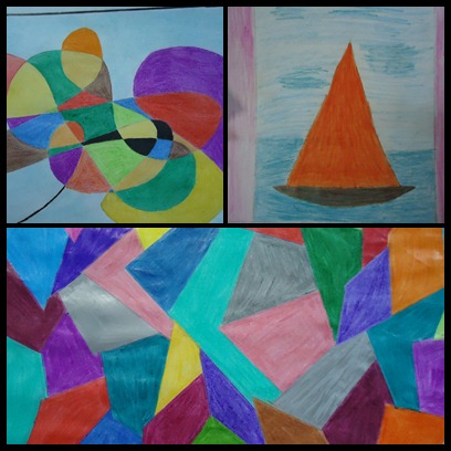 E. E. B. São Vicente: Desenhos policromáticos (multicoloridos)