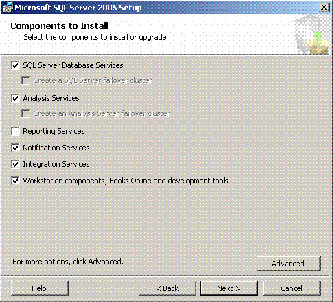 Montree (KMx10): วิธีการ Install MS SQL Server 2005 (2)