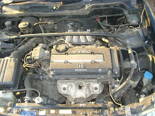 Japanese Used Halfcuts and Parts: INTEGRA B18C VTEC BLACK TOP