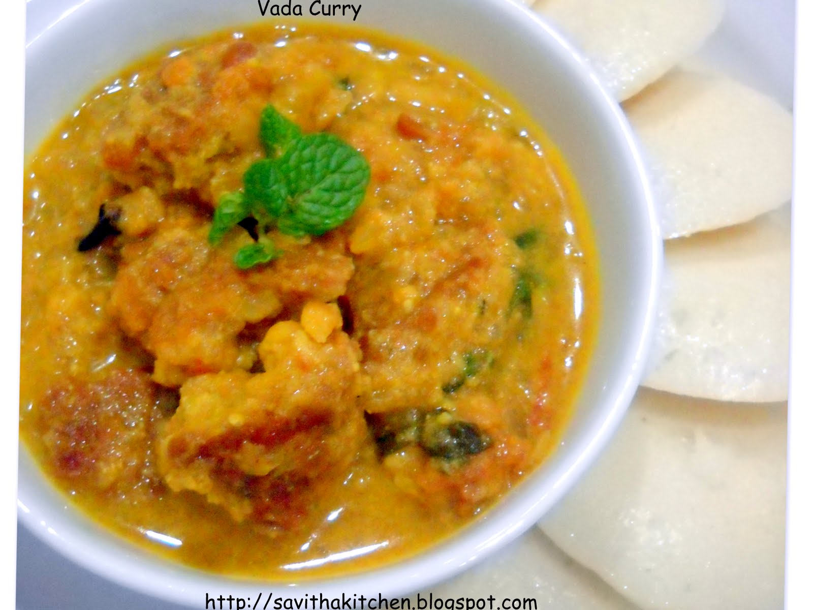 Savitha's Kitchen: Vada Curry