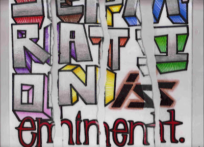 THE 400 LOUNGE HOME OF THE SOCIETY: "SIMPLE TEXT ART WORK BY MANOLO"