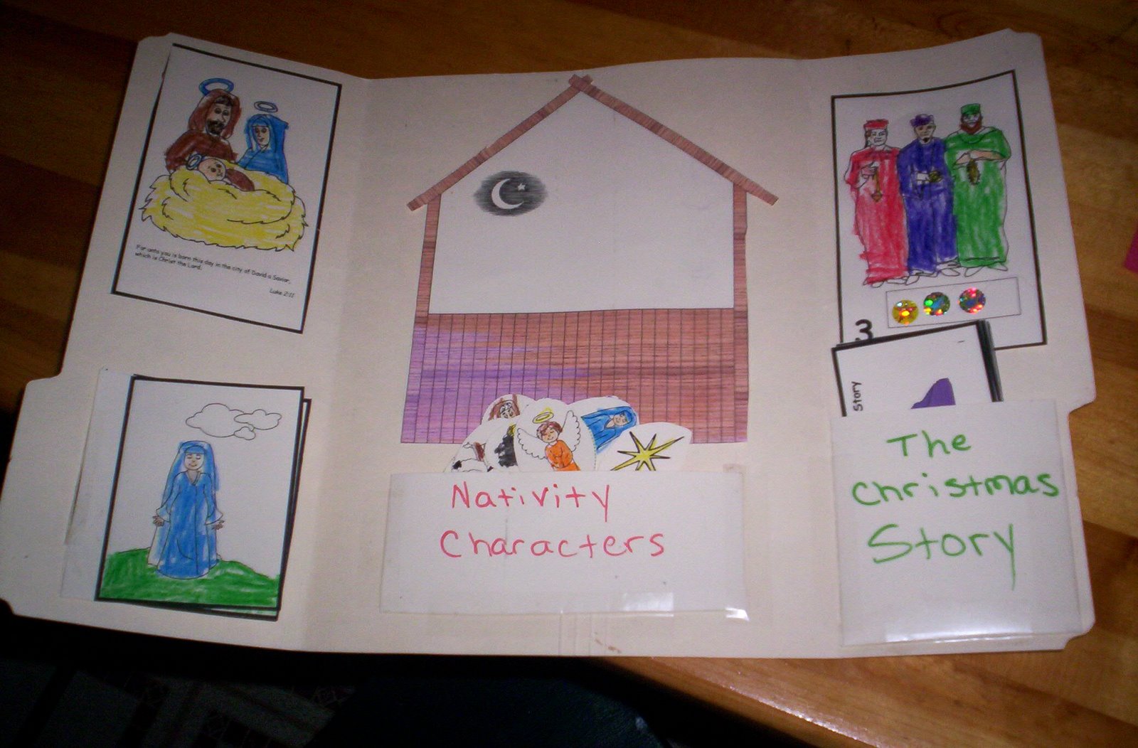 Around the House and Other Stuff: Emily's Christmas Lapbooks