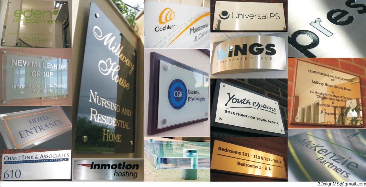 3dSignMS: 3D signs Stainless steel and Acrylic