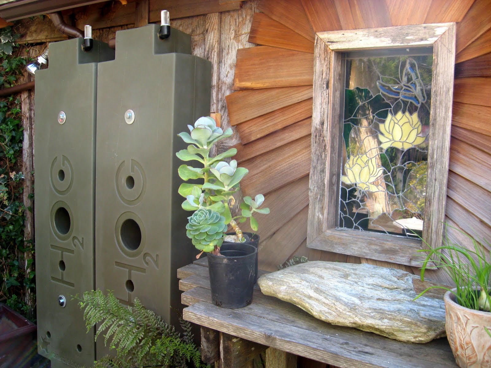 Light Houses Design Build: 100 Gallon Rainwater HOG System- Pilgrim's ...