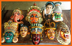 amazing kerala: kummatti kali- the mask dance