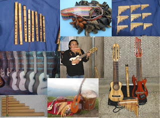 MARTIN MALAN CARANQUI, ARTISTA QUICHUA: Instrumentos musicales del Ecuador