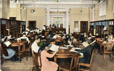 Library History Buff Blog: Manchester's Historic Public Library Building