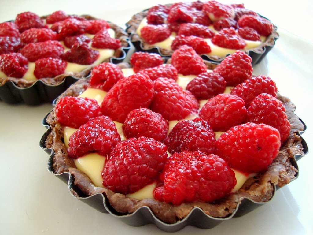 Chocolate - Raspberry Tarts
