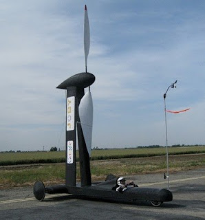 Bucko's World: Science Scene - Faster than Wind Car :o)