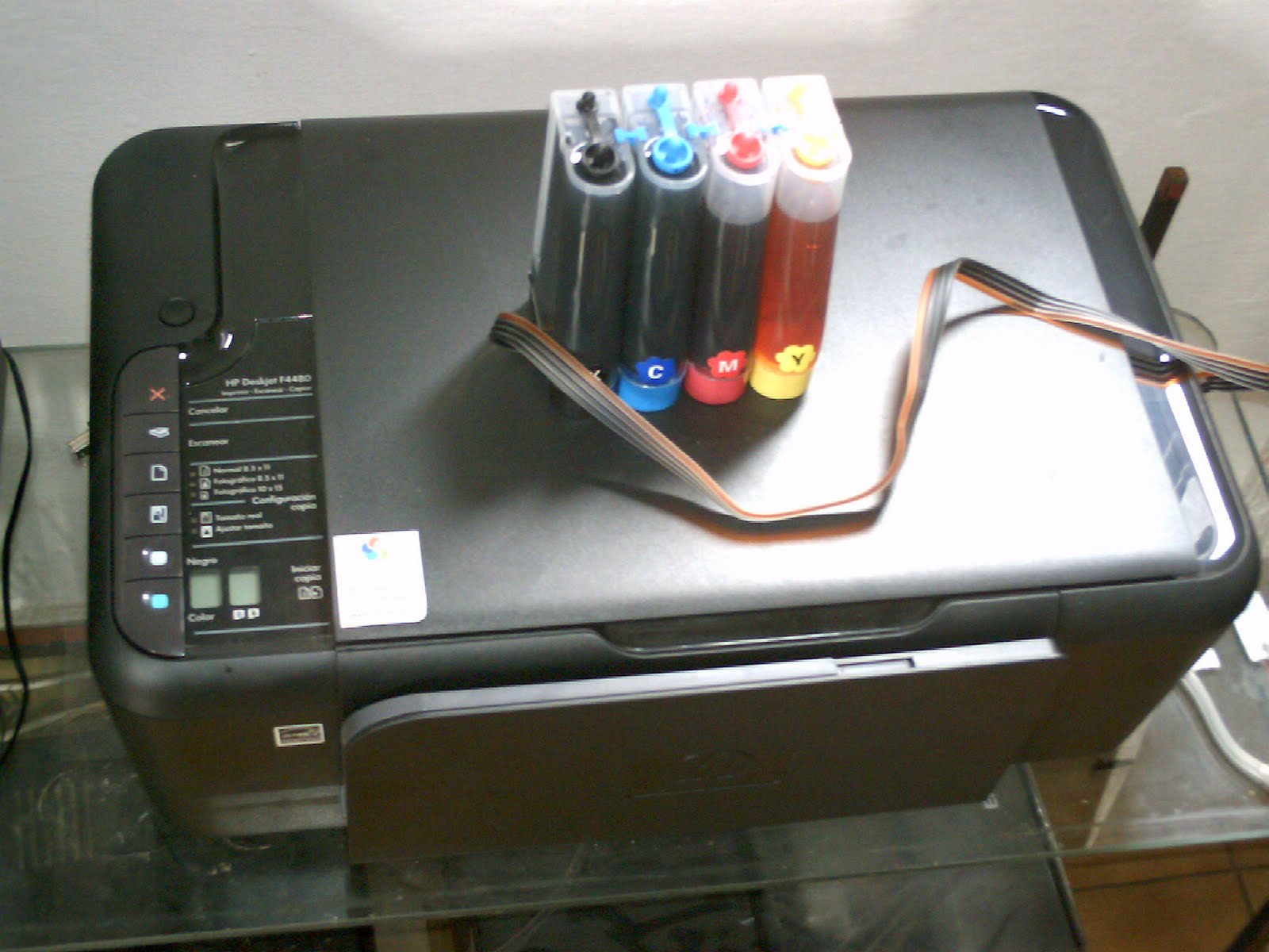 Total Recargas: Multifuncion HP F4480 + Sistema de tintas