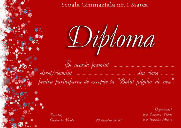 Grasa si Photoshopu`: Afis, Invitatie, Diploma - model 008