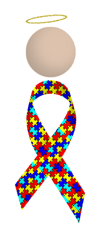 Wrapped For Life: Autism Ribbon Angels