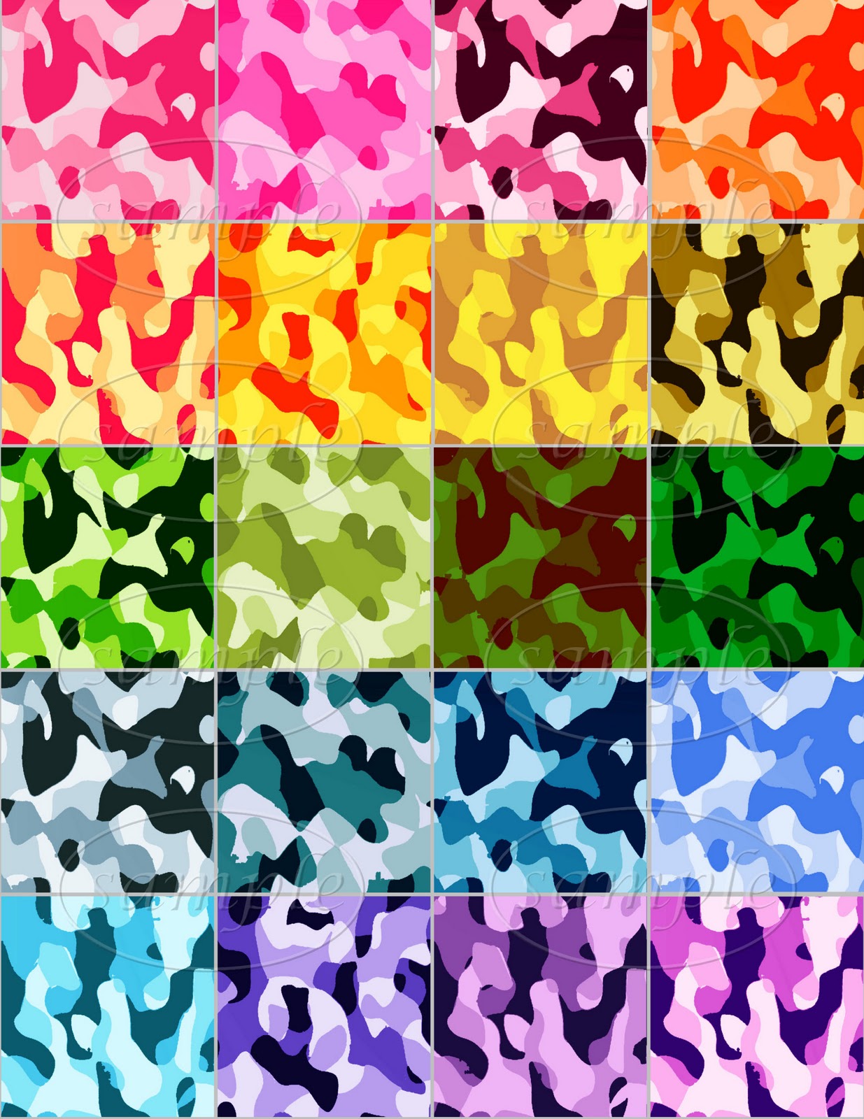 Wrapped For Life: Camo Background Set