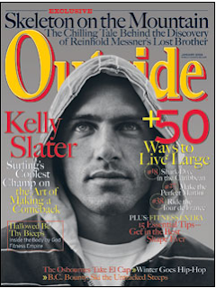 Shouldn't you be at practice?: Kelly Slater covers Outside Magazine