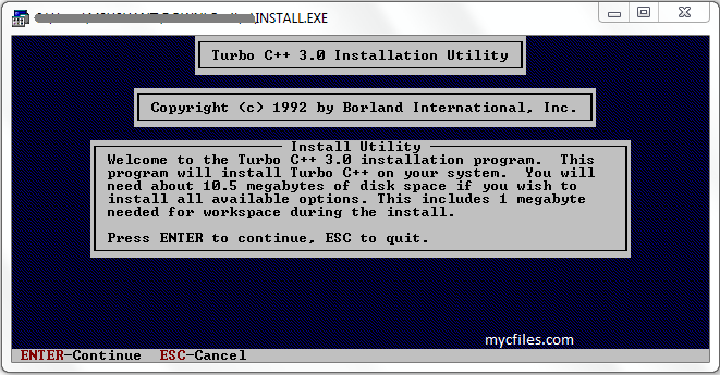 How to install turbo C Compiler ~ My C Files