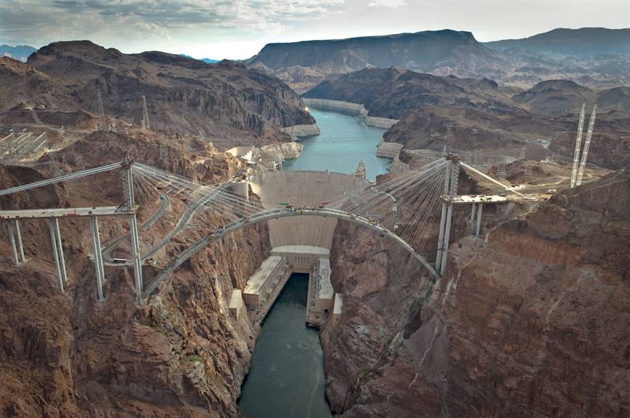 Arizona Geology: Progress on Hoover Dam bypass bridge