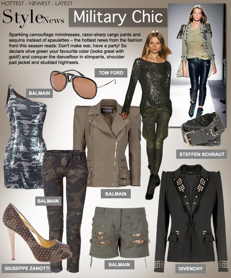 Rock That Fashion, Bitch!: Military Style // Estilo Militar