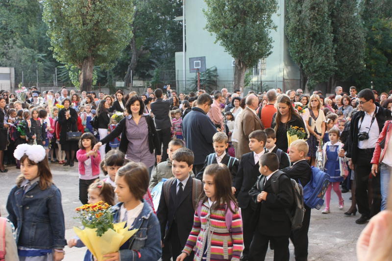 Imagini de la începutul anului şcolar