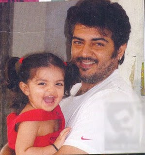 THE HAIR STYLE ON 2012: Thala Ajith kumar shalini daughter Anoshka ...