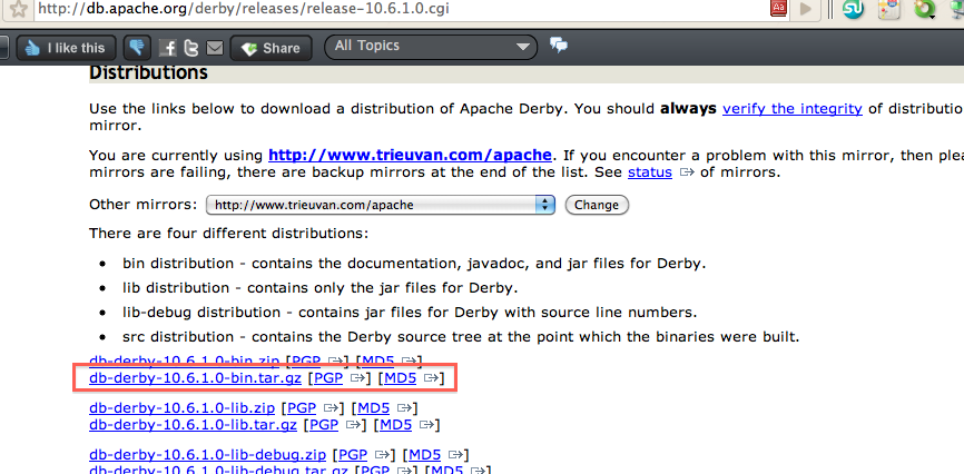 Tsung Lin (Henry) Tsai: Apache Derby - as Embedded Database