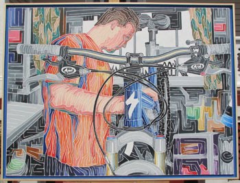 Geoff Slater: Line Paintings and Getting Away