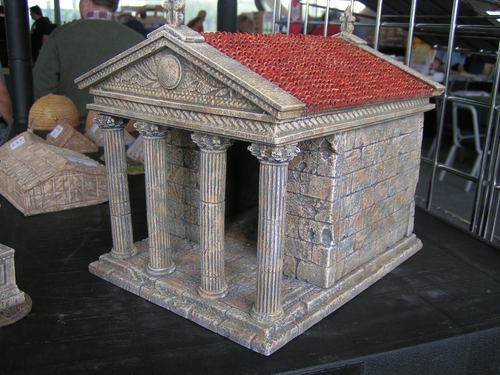 Dampf's modelling page: Greek Temple from Grand Manner - painted