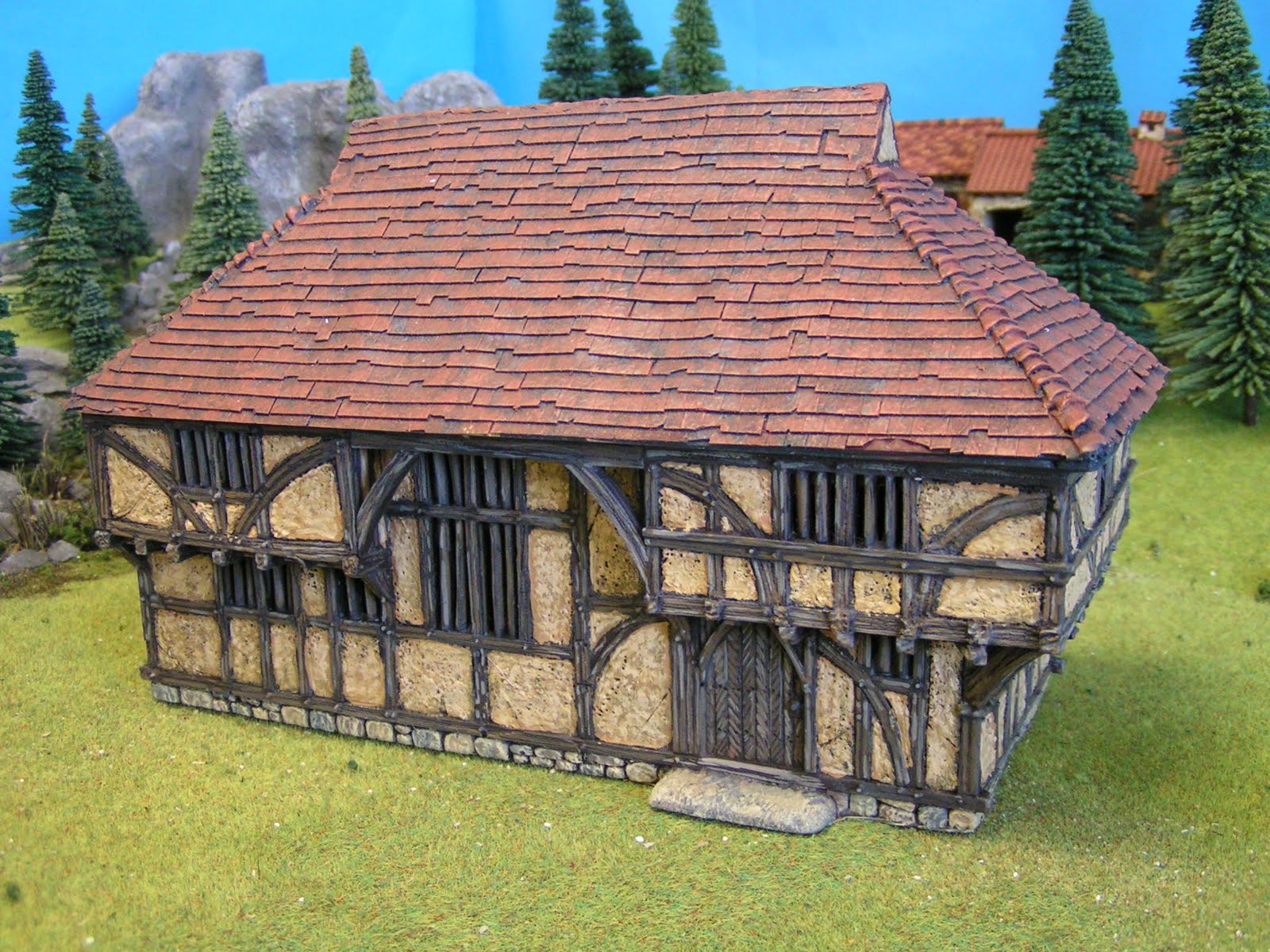 Dampf's modelling page: 28mm Medieval Buildings from Grand Manner