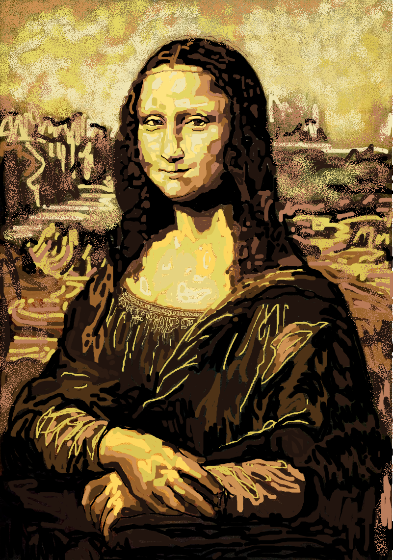 Colorful and Lawless: Portrait of Lisa Gherardini, wife of Francesco ...