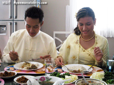 Myanmar famous actor, model boy, Naing Naing and his wife, Sandi Cho ...