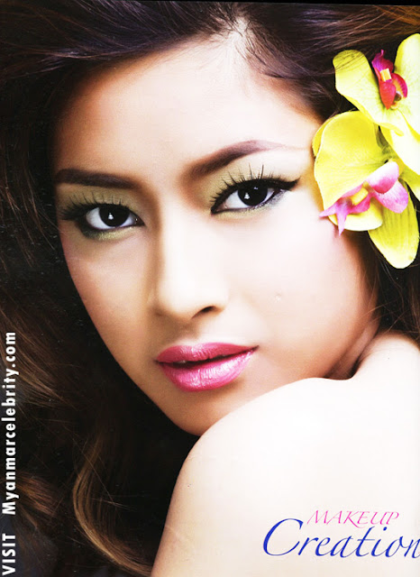 Myanmar Sexy Model, Su Pyae Sone Win Myint with strapless dress