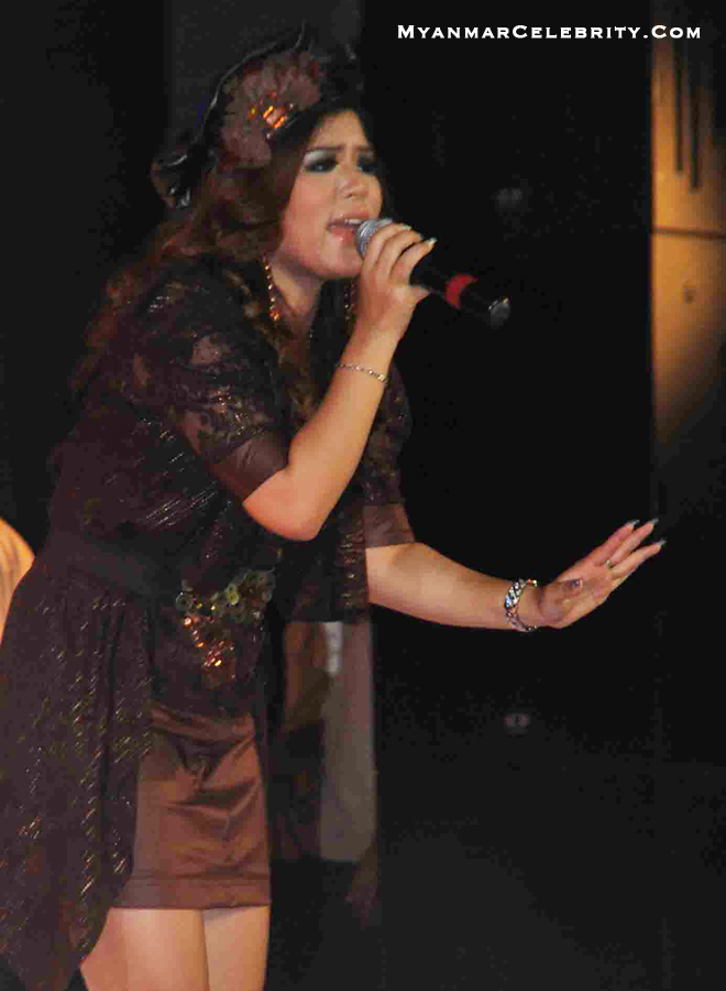 Myanmar Female Hip Hop Singer, Sandy Myint Lwin @ 7 Golden Girls ...