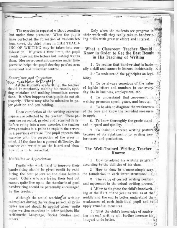 Ingilizce Cumleler: Cursive Writing