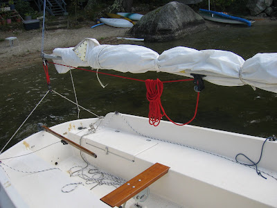 Puff my Newport 16: Mainsheet Rerigging