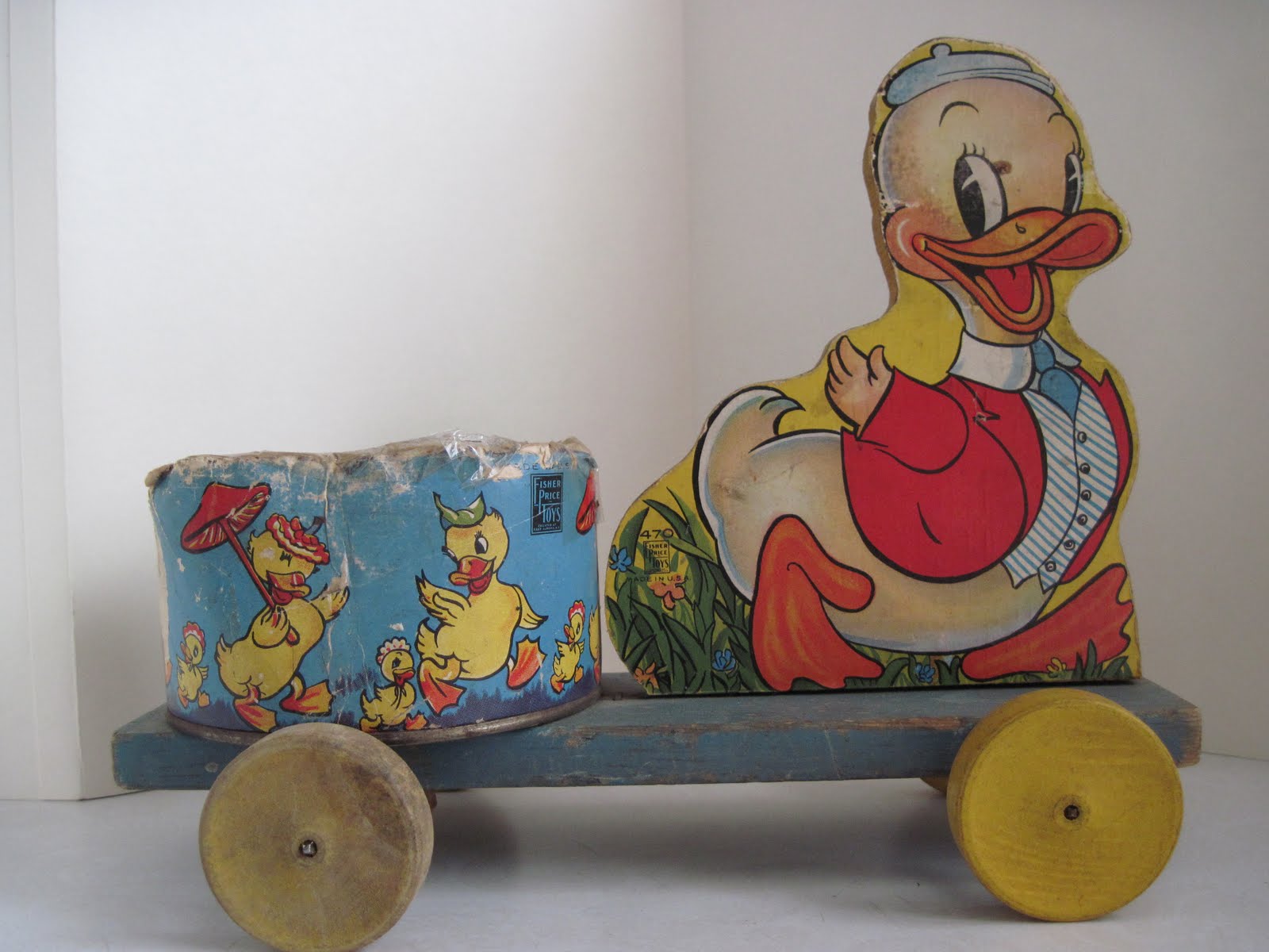 Tracy's Toys (and Some Other Stuff): Fisher Price Duck Cart
