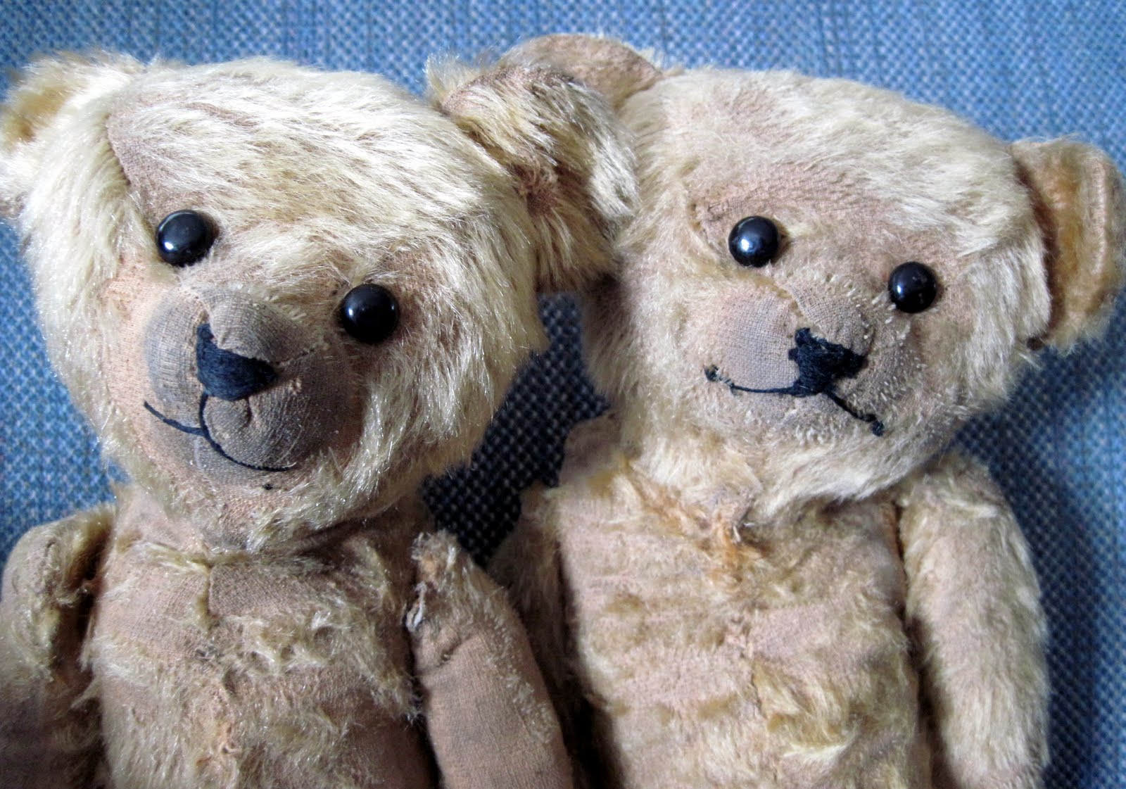 Tracy's Toys (and Some Other Stuff): Antique Teddy Bear Twins