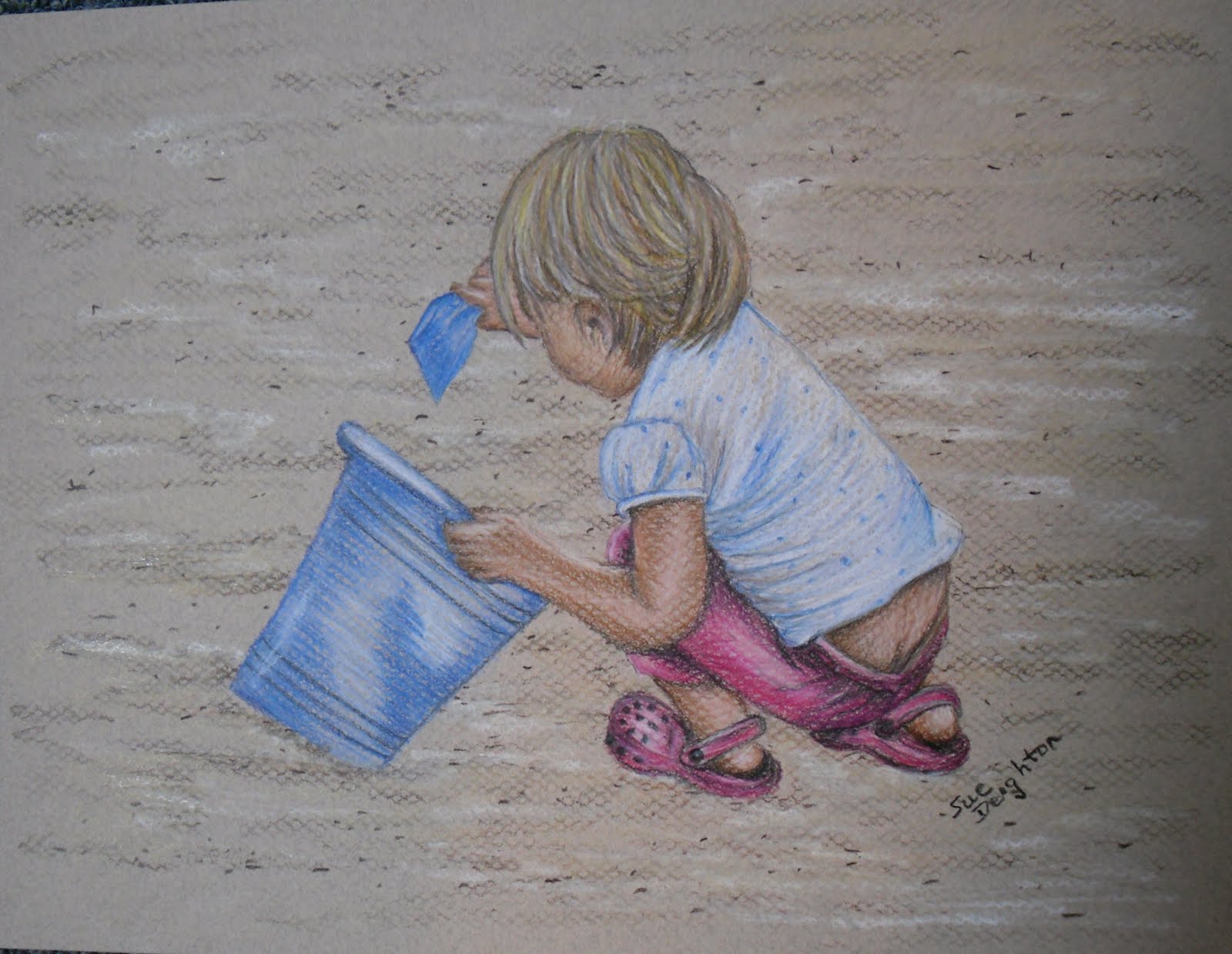 Joan's Pen & Ink with Oils, Coloured Pencils: Weekly art sessions