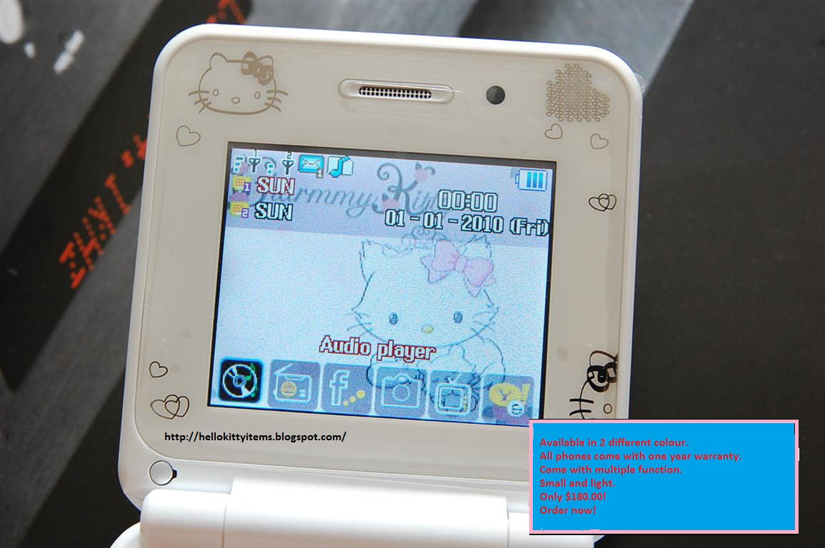 Hello Kitty Love House: M10 Hello Kitty Cell Phone $180.00SGD available ...