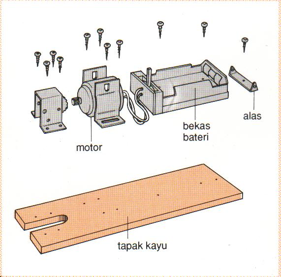 KREATIVITI DAN REKA CIPTA: memasang komponen