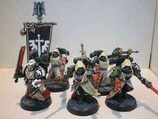 40k Showcase Miniature Painting Studio: Dark Angels Command Squad and ...