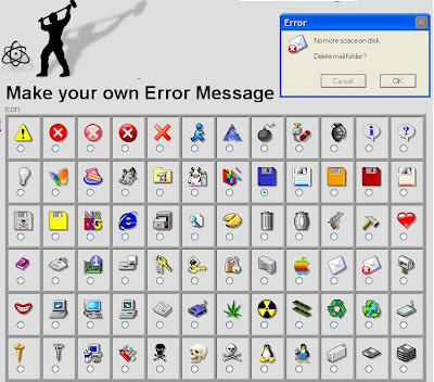 syntax errol: CREAR MENSAJES DE ERROR