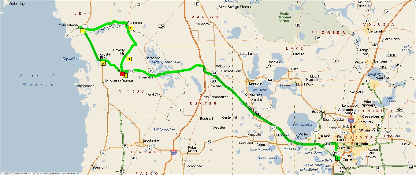 Roving Reports by Doug P: 2010-10 Crystal River Florida