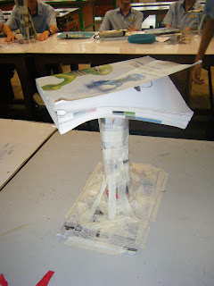 design is everywhere.: Structures: Newspaper structure