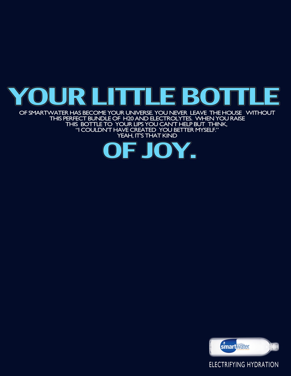 sensible wordsmith: Smartwater Ads