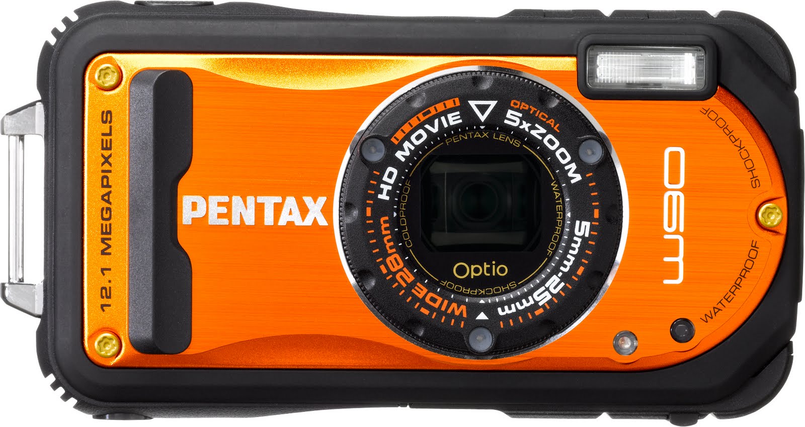 PENTAX DSLRs: PENTAX Optio W90 available in orange, in addition to ...