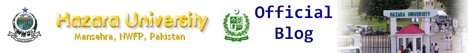 Hazara University, Mansehra (NWFP - Pakistan): Hazara University