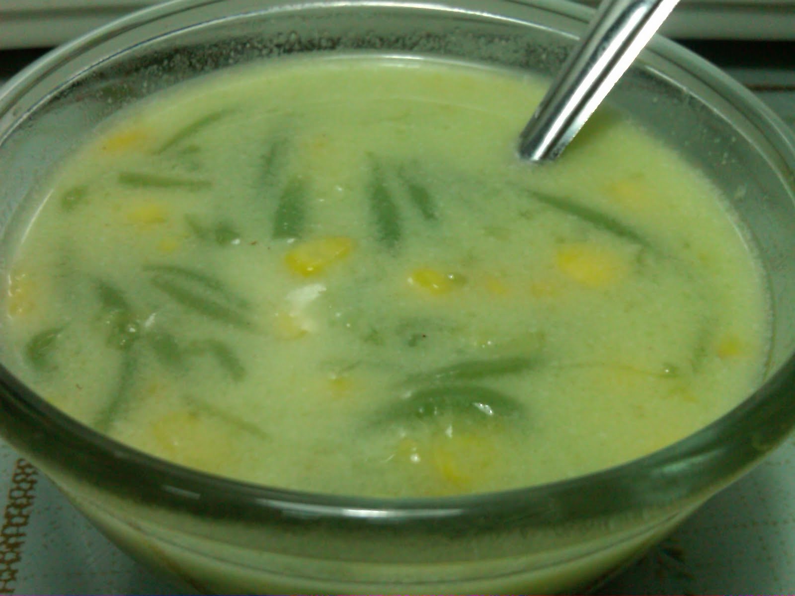 salju 💠 kuih : Bubur cendol ber jagung...