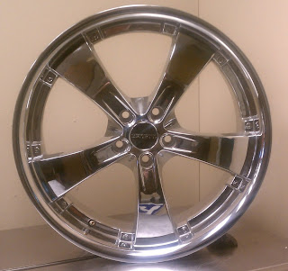 A2I: Zenetti Five Chrome 20x8.5 5x4.5 40mm offset