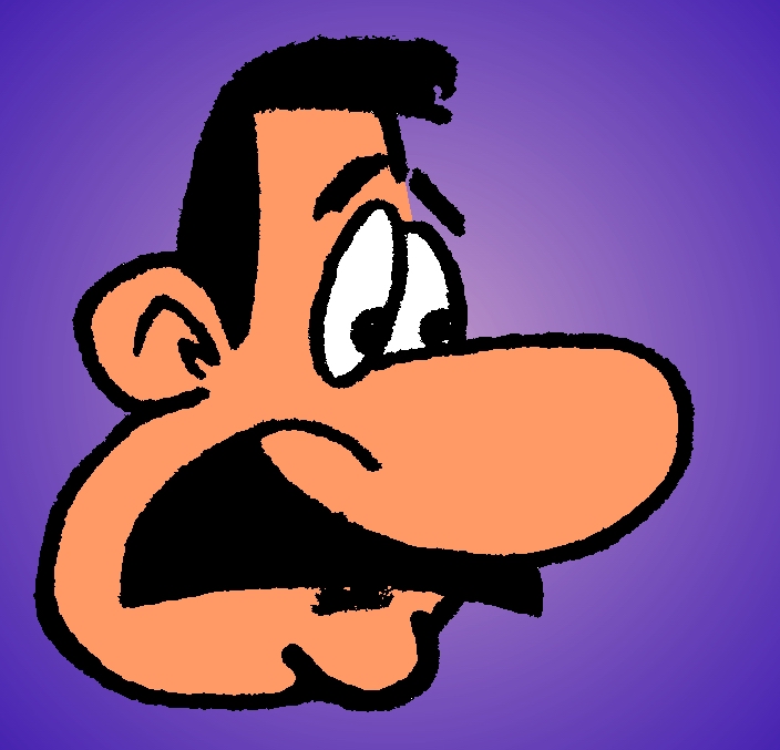 Garabatosh - Los Dibujos de Miguel Emele: Bigotón